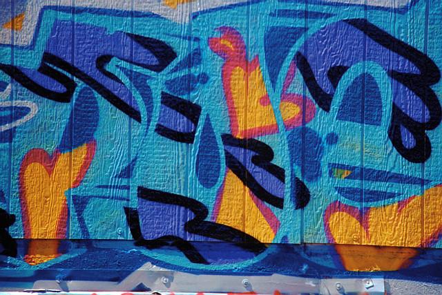 Graffiti Painting of Bright Abstract Letter Shapes – FormsFly Support