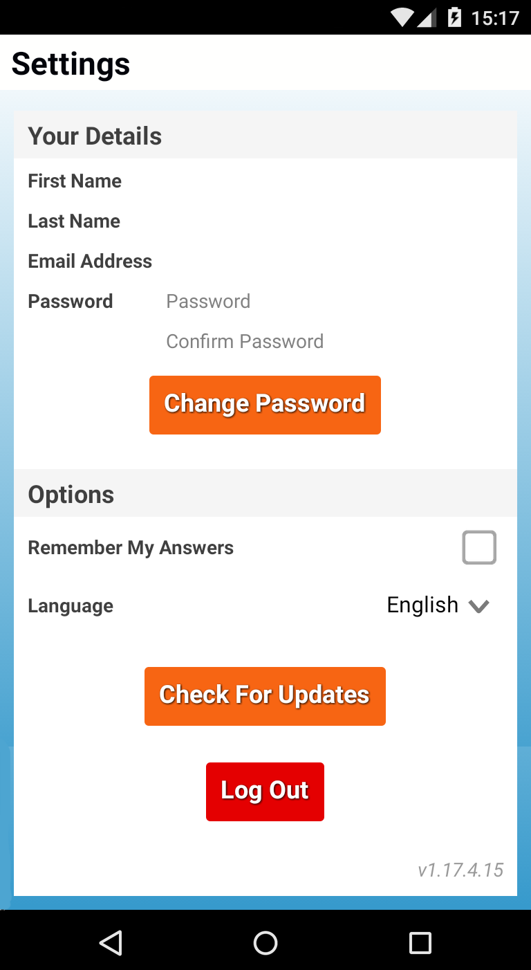 settingsScreen – FormsFly Support